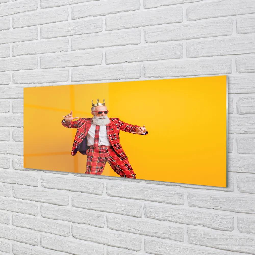 akrylový obraz Ten člověk přehoz oblek 120x60 cm