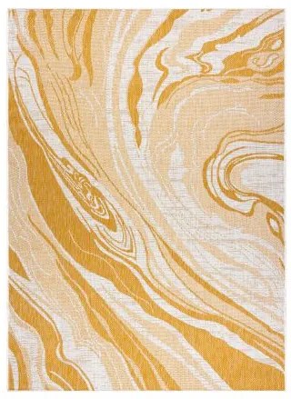 koberec SISAL SION Mramor 22169 ploché tkaní ecru / žlutá / béžový velikost 200x290 cm | krásné koberce cz