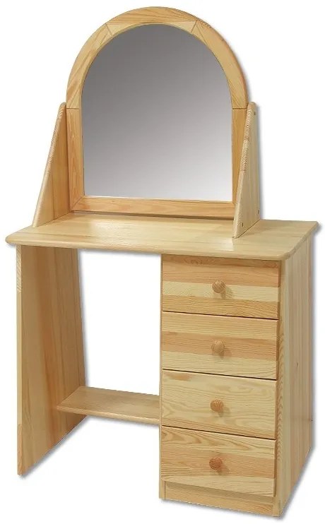 Drewmax LT108 - Dřevěný toaletní stolek masiv borovice