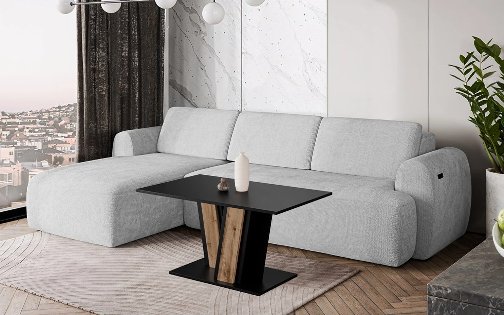 Prospero Konferenční stolek MUSS Kombinace barev: MUSS coffee table royal marble black