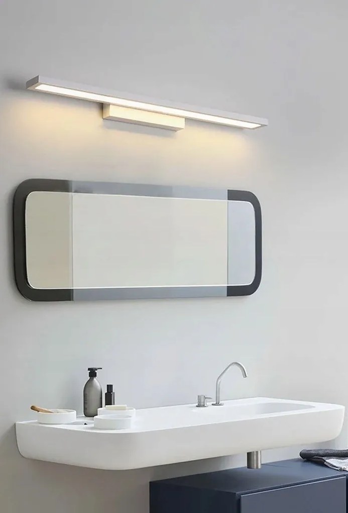 Koupelnové svítidlo 80CM APP841-1W stříbrné