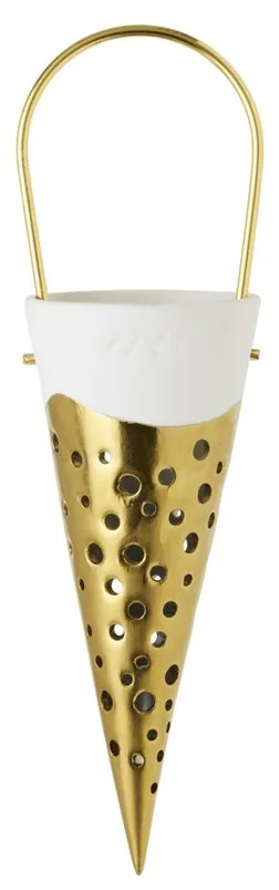 Vánoční ozdoba Nobili Cone Gold - 18,5 cm Kähler
