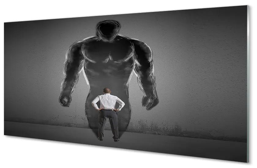akrylový obraz muž svaly 120x60 cm