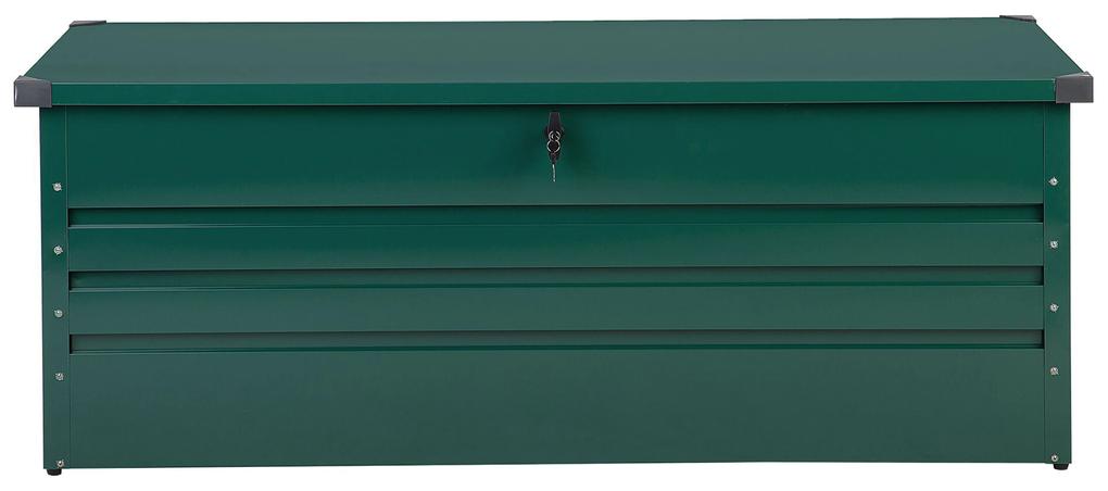 Úložný box, tmavě zelená, 165 x 70 cm, 600L CEBROSA Beliani