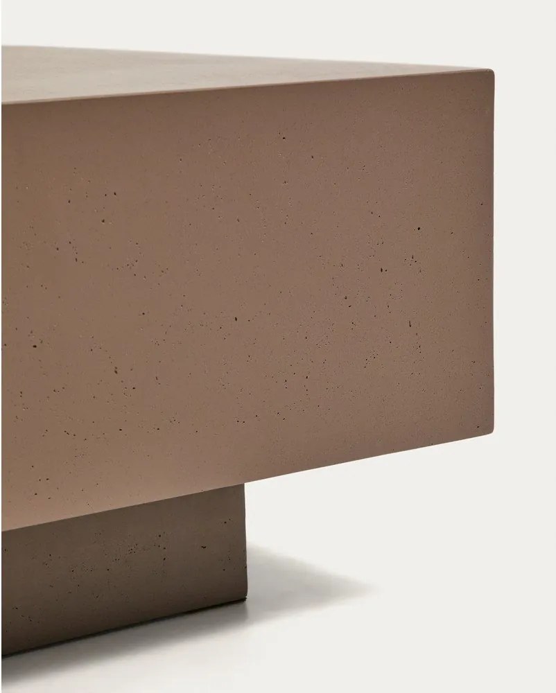 Betonový zahradní konferenční stolek 60x80 cm Rustella – Kave Home