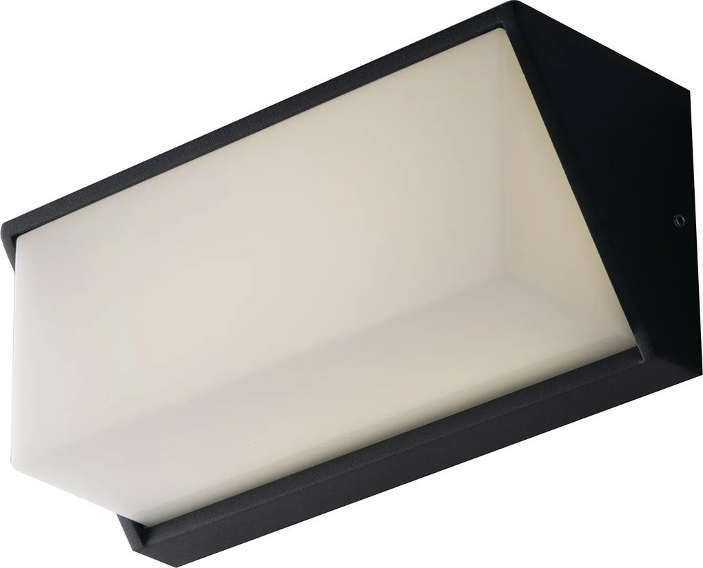 FAN LED-W-LUXON ANT Venkovní nástěnné svítidlo LED LUXON antracit hliník 12W 1550lm CCT IP54 11x25x9,5 cm - FANEUROPE