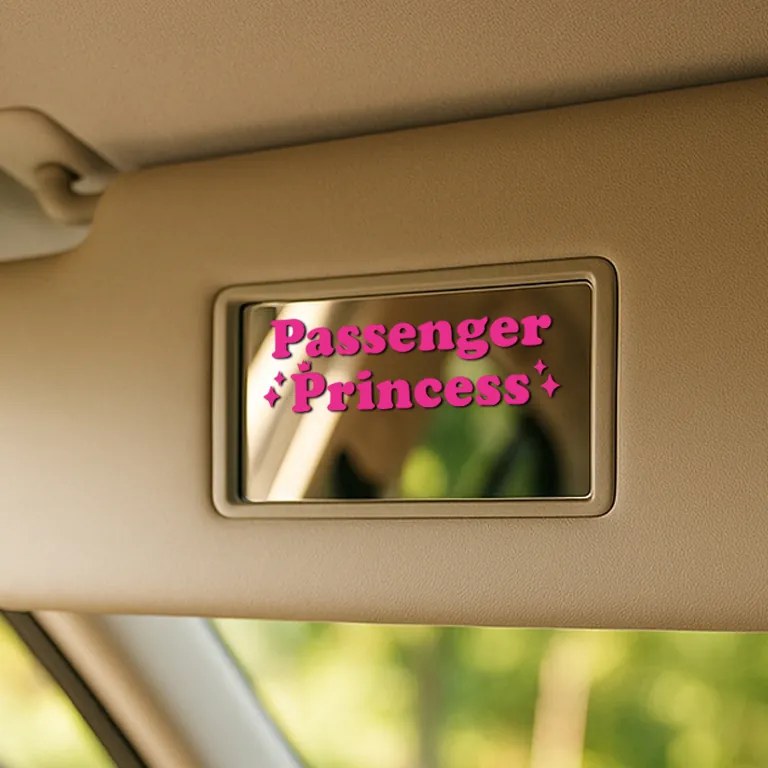 Samolepka na zrcadlo S40 – Passenger princess
