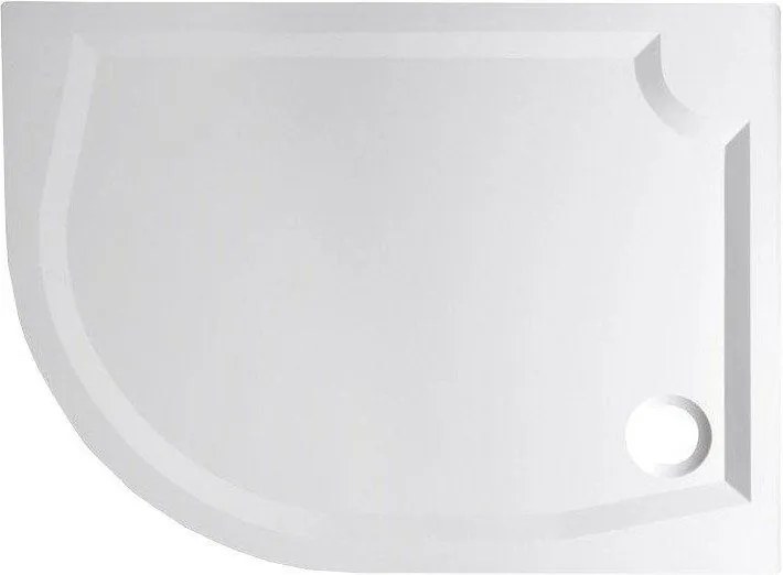GELCO - RIVA sprchová vanička z litého mramoru, čtvrtkruh 120x90cm, pravá (GR1290R) GR12090R