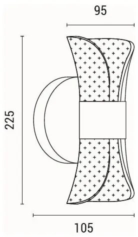LED Nástěnné svítidlo SILK LED/8W/230V 3000K