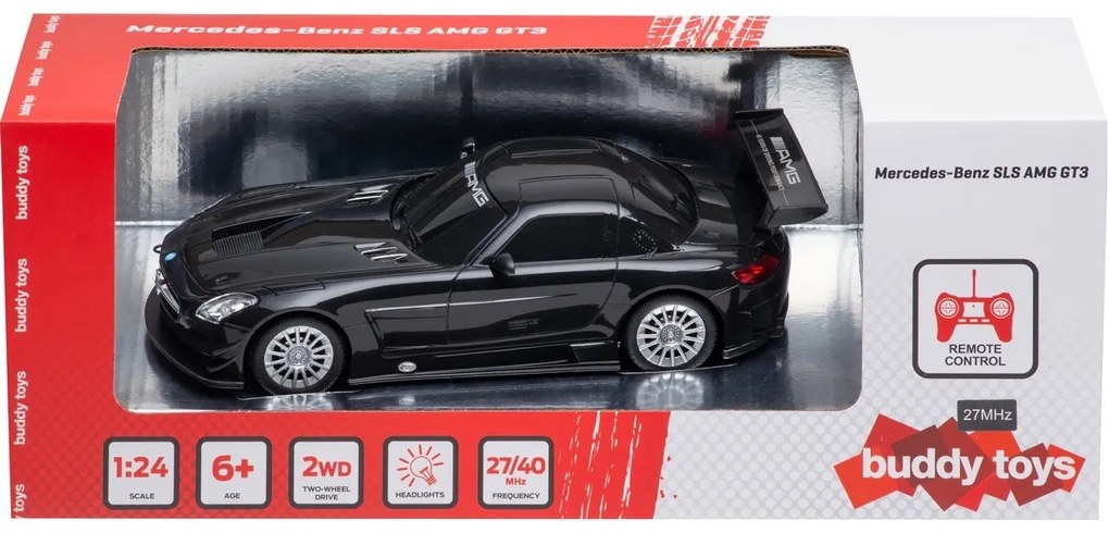 Buddy Toys BRC 24.060 Auto na dálkové ovládání Mercedes-Benz SLS, černá