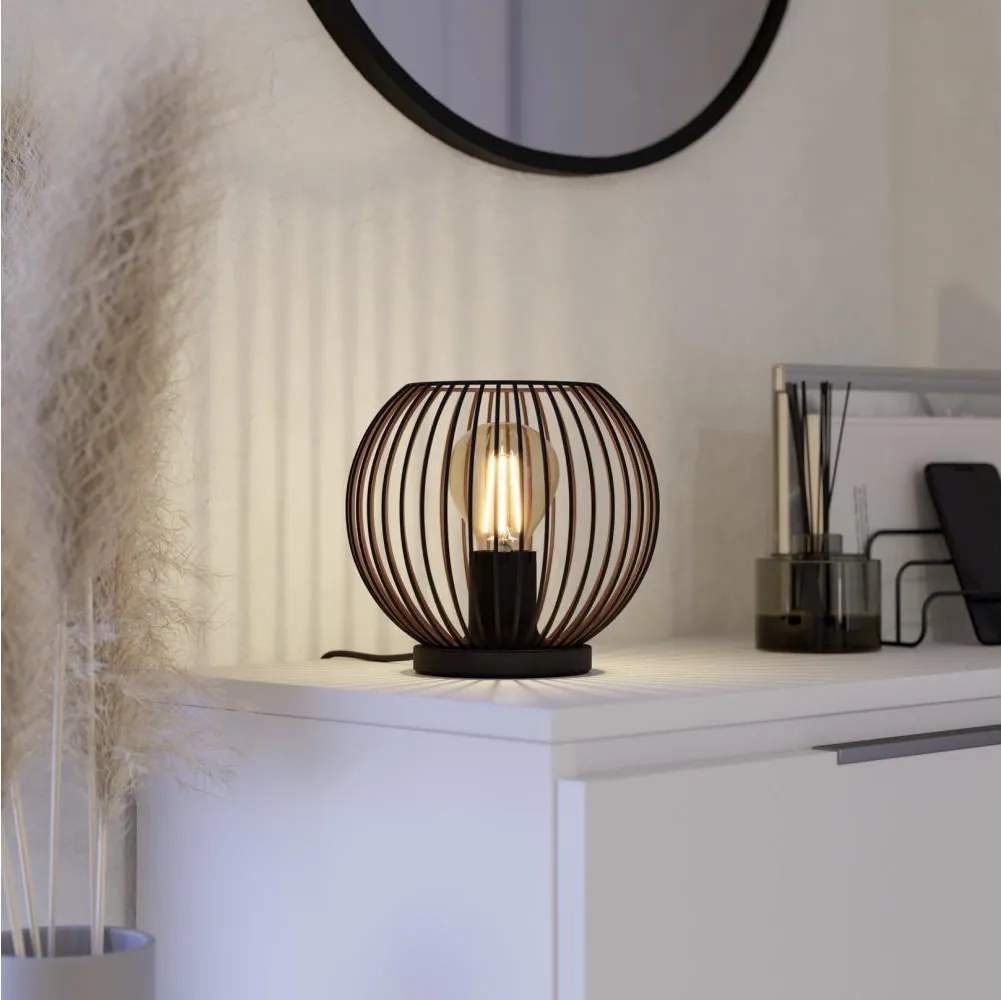 Eglo 901872 - Stolní lampa ALMANZORA 1xE27/60W/230V černá