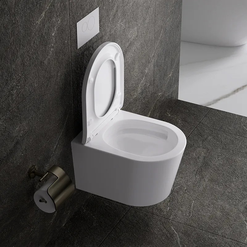 BPS-koupelny Závěsná WC mísa se SoftClose sedátkem HYD-4665, bílá