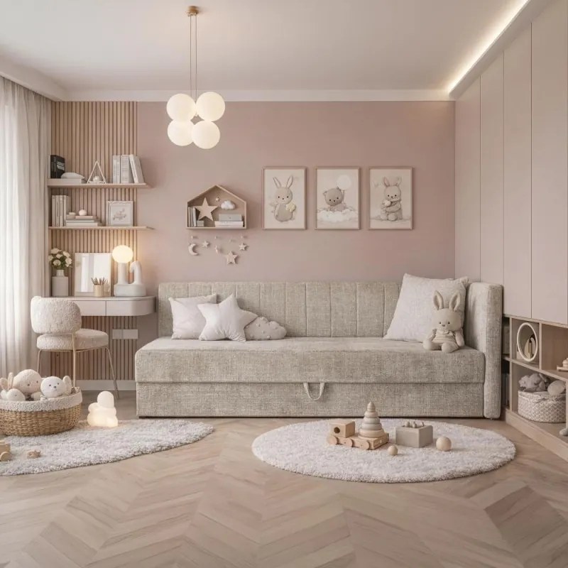Válenda s úložným prostorem, béžová, LUIZA Kondela 0000417729
