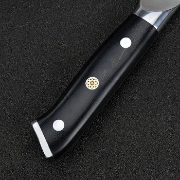 Kuchyňský Santoku nůž 7" Sunnecko 73 vrstev damaškové oceli