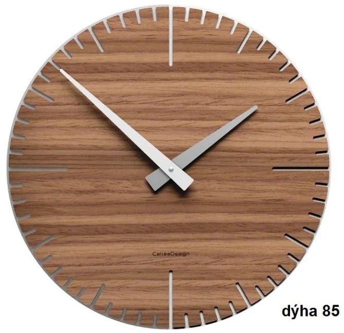 Designové hodiny 10-025 natur CalleaDesign Exacto 36cm (více variant dýhy) Dýha bělený dub - 81