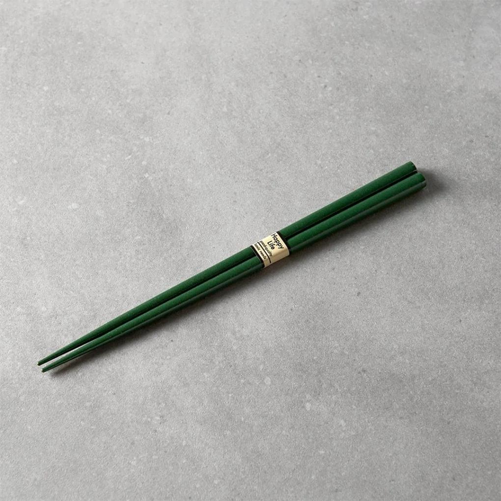 MADE IN JAPAN Lakované hůlky z přírodního dřeva 22 cm