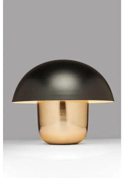 Stolní lampa Mushroom - černá a měď