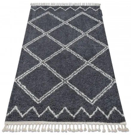 Dywany Luszczow Kusový koberec BERBER ASILA B5970, šedo bílý Rozměr koberce: 120 x 170 cm