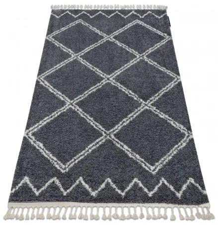 Dywany Luszczow Kusový koberec BERBER ASILA B5970, šedo bílý Rozměr koberce: 140 x 190 cm
