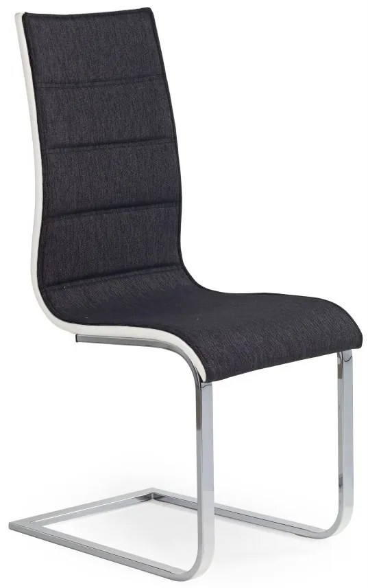 Jídelní židle K105 grafit / bílá Halmar