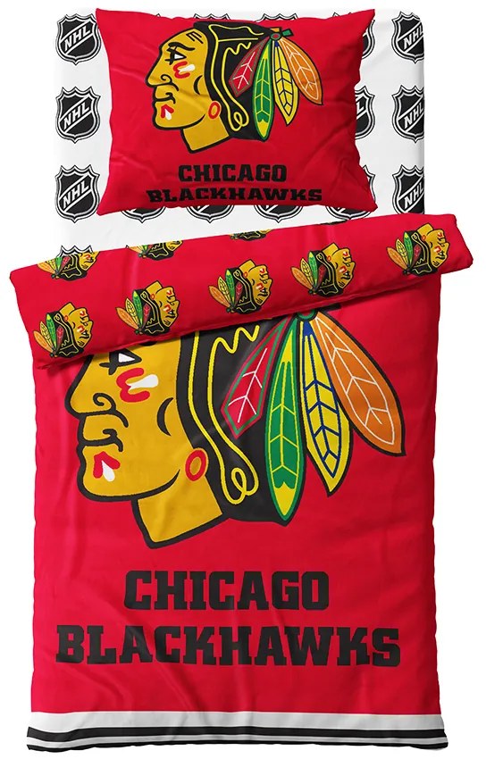 Mikroplyšové povlečení NHL Chicago Blackhawks