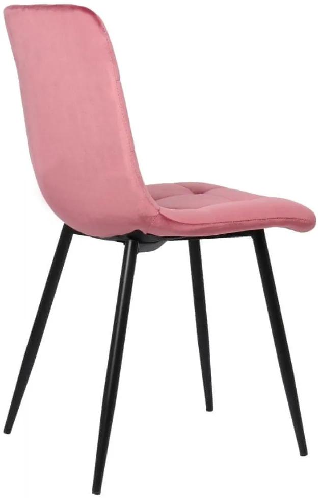 Bhm germany Jídelní židle Tilde, samet, růžová