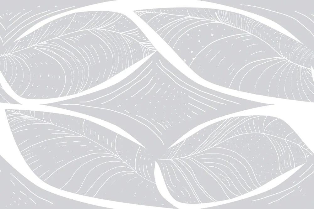 Samolepící tapeta půvabná struktura listu - 75x1000 cm