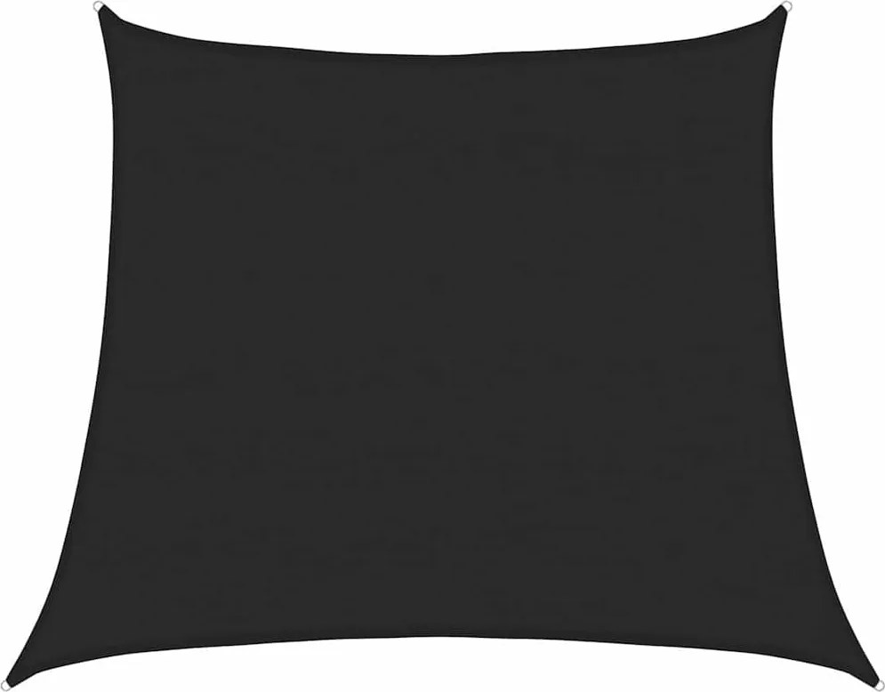 Stínicí plachta 160 g/m² lichoběžník černá 4/5 x 4 m HDPE 311766