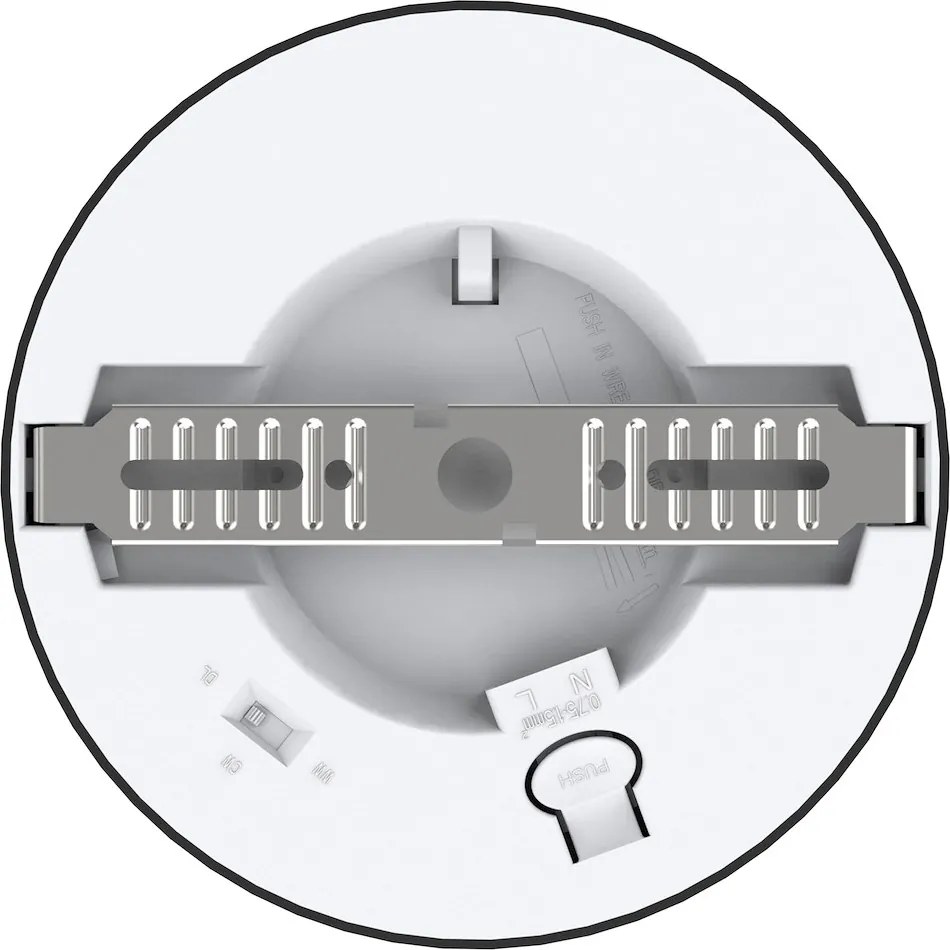 Stropní LED svítidlo Evora Round, 1x LED 6w, 3000-6000k, 3CCT, b