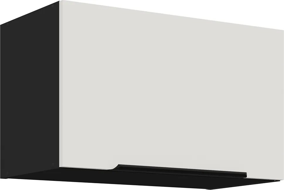 ARIA wb | horní skříňka 60 GU-36 1F výklopná | 60 cm | ANTI FINGERPRINT povrch | černá/bílá