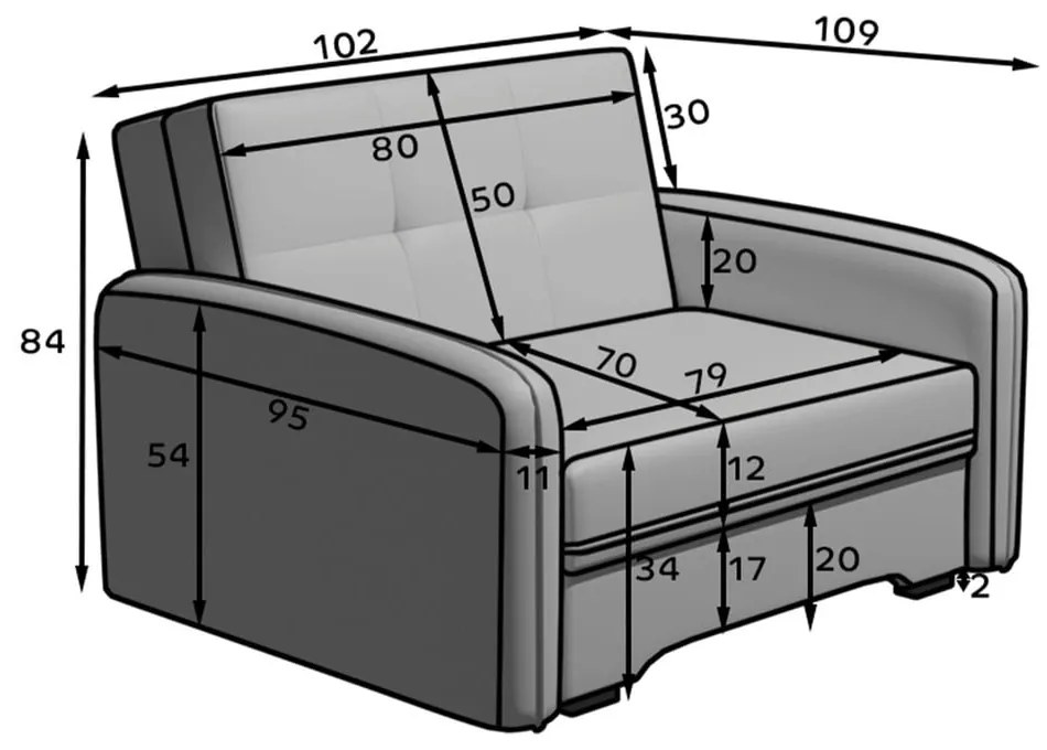 Růžové křeslo Laine – ELTAP