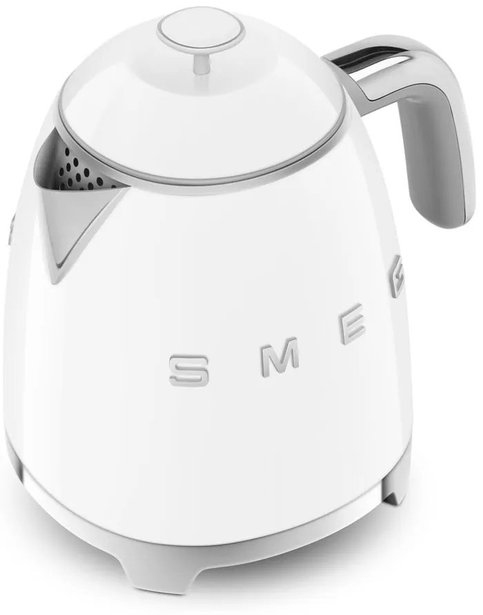 Bílá rychlovarná konvice z nerezové oceli 800 ml Retro Style – SMEG