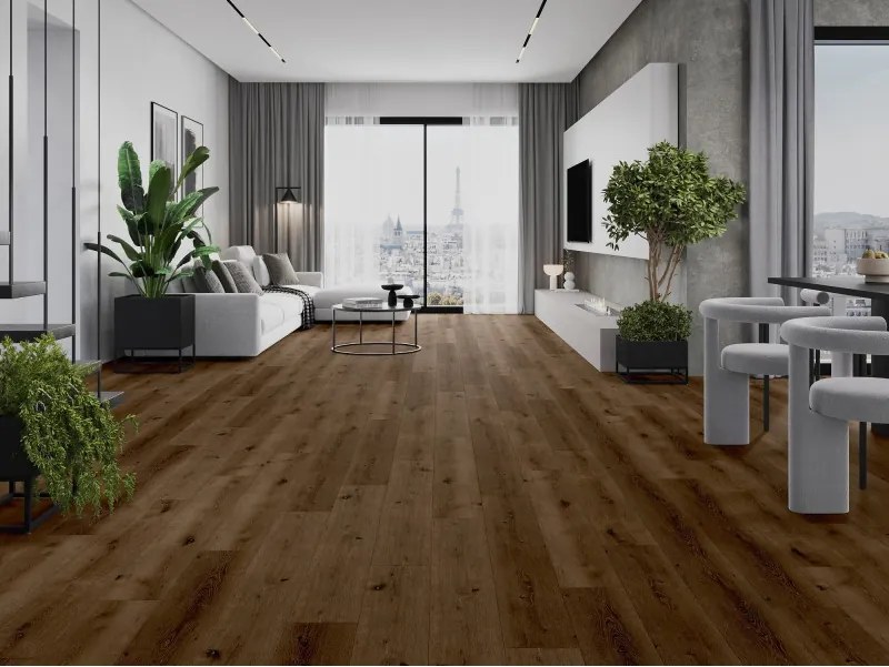 Mexen Strasburg vinylové panely 1240 x 182 mm SPC 6,5 mm, podložka IXPE 1,5 mm, 4 V-fuga, Dub - F1033-1240-182-505-4V1-01