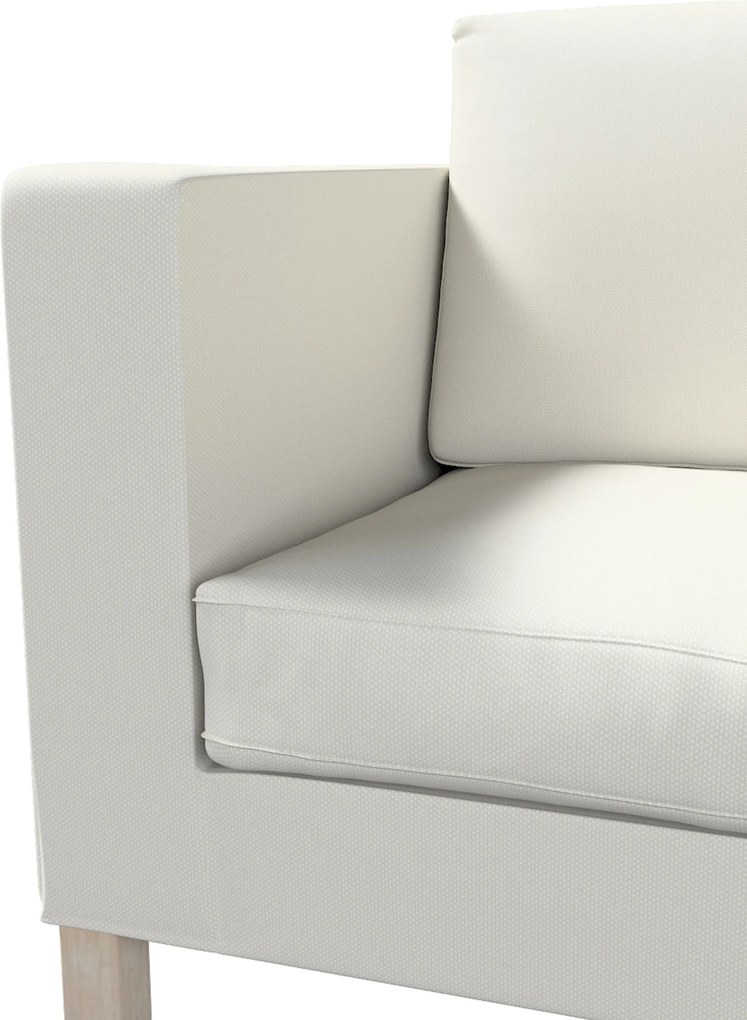 Potah na pohovku IKEA  Karlanda 2-místná, krátký barva šedá látka pletený vzor