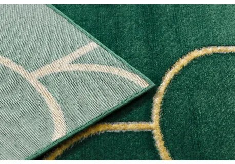 Dywany Luszczow Kusový koberec EMERALD EXCLUSIVE 1021 art deco, lahvově zelená / zlato Rozměr koberce: 80 x 150 cm