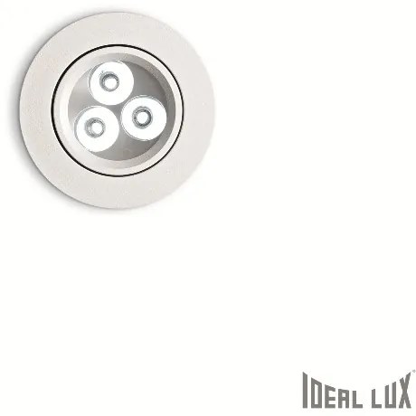 LED Zápustné bodové svítidlo Ideal Lux Delta FI3 bianco 062396 bílé