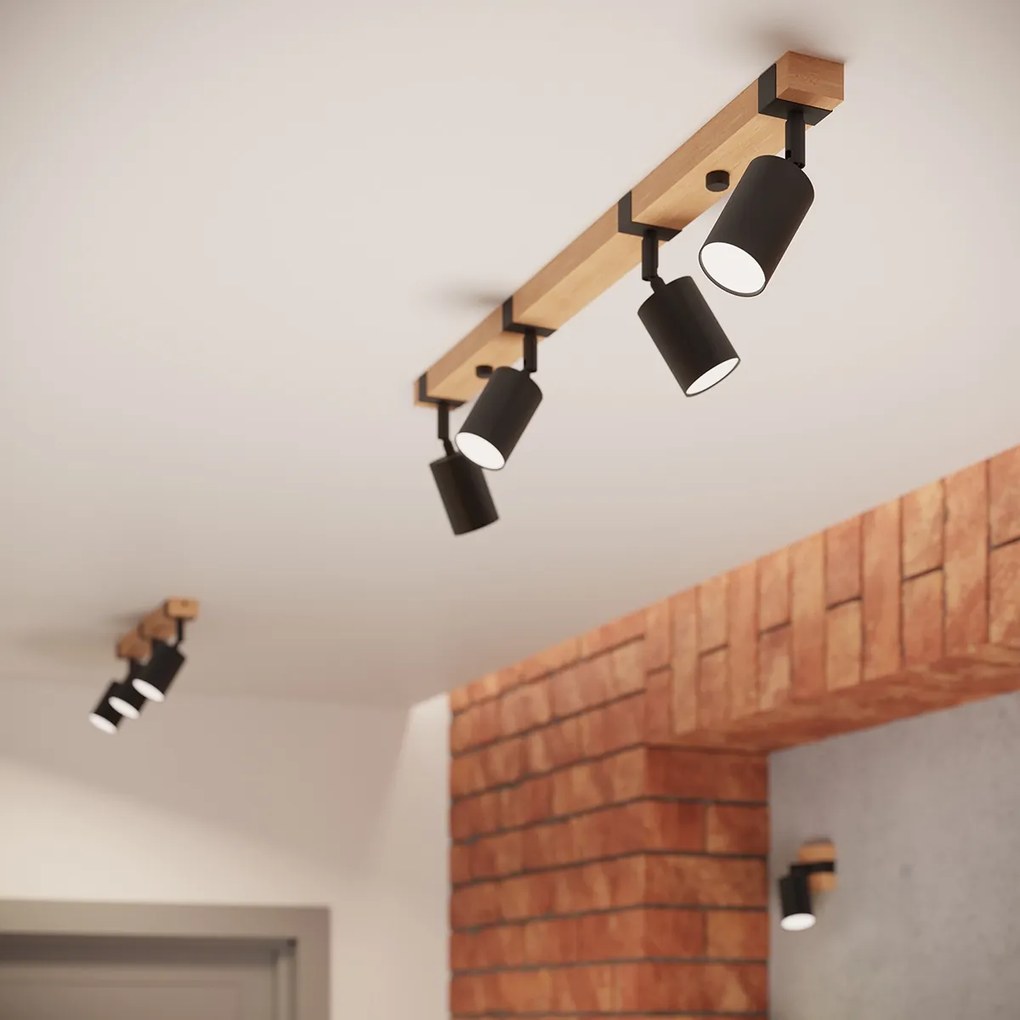 Sollux Lighting Nástěnné svítidlo FAGER 1 černé