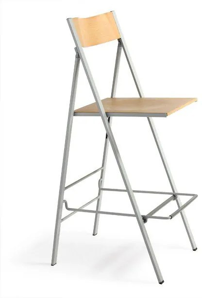 ARRMET - AREA DECLIC - Nízká sklápěcí barová židle POCKET WOOD ST/midi