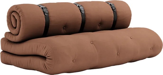 Karup Design Futonová pohovka BUCKLE-UP - 759 Jílově hnědá