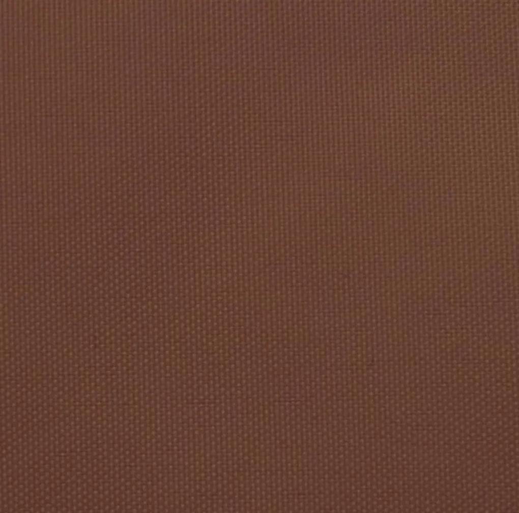 vidaXL Stínící plachta oxfordská látka čtvercová 2,5 x 2,5 m [135356] Barva: Hnědá