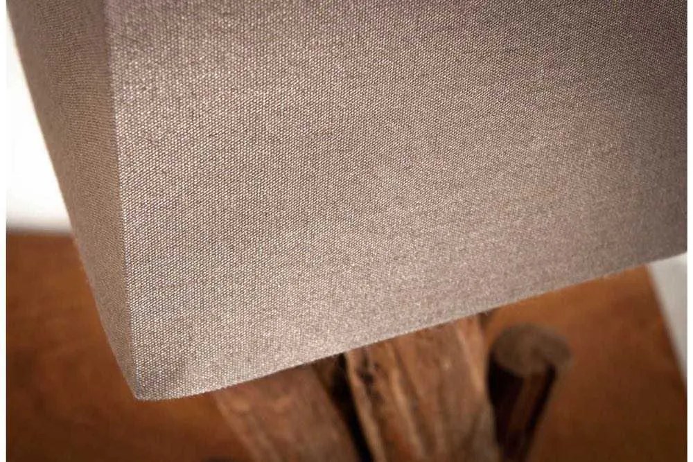 Designová stolní lampa Desmond 45 cm hnědá - Ironwood