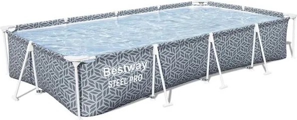 Výrobce: Bestway Bazén Bestway Steel Pro Set, 3.66m x 2.01m x 66cm, čerpadlo, filtračná kazeta, opravná záplata