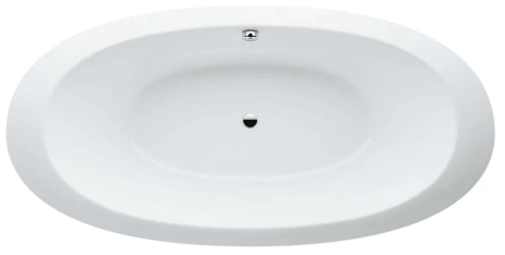 Laufen Il Bagno Alessi One - Vestavná vana 203x102 cm, s masážním systémem, LED osvětlením a senzorem, dezinfekcí, bílá H2439700006951