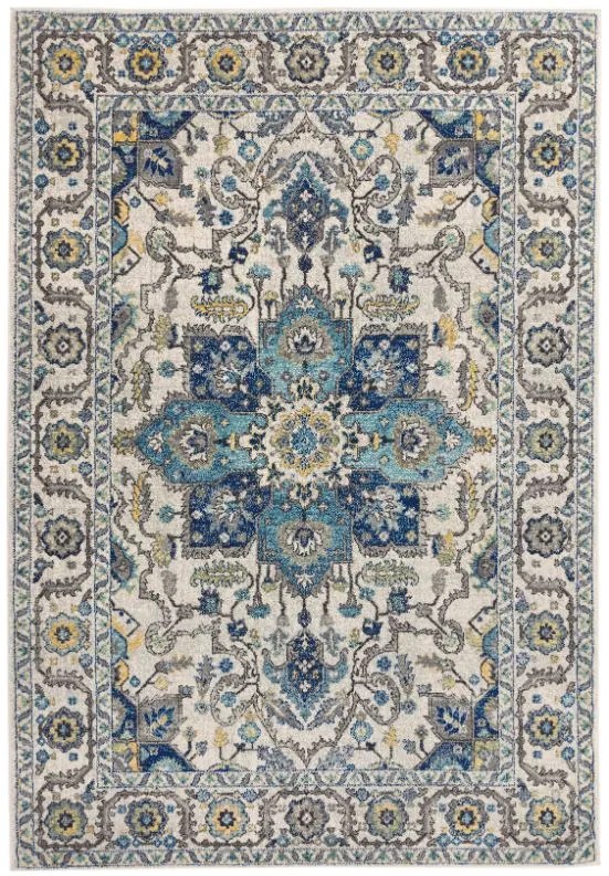 Barevný  koberec Dinamo Oriental Blue Rozměry: 200x290 cm