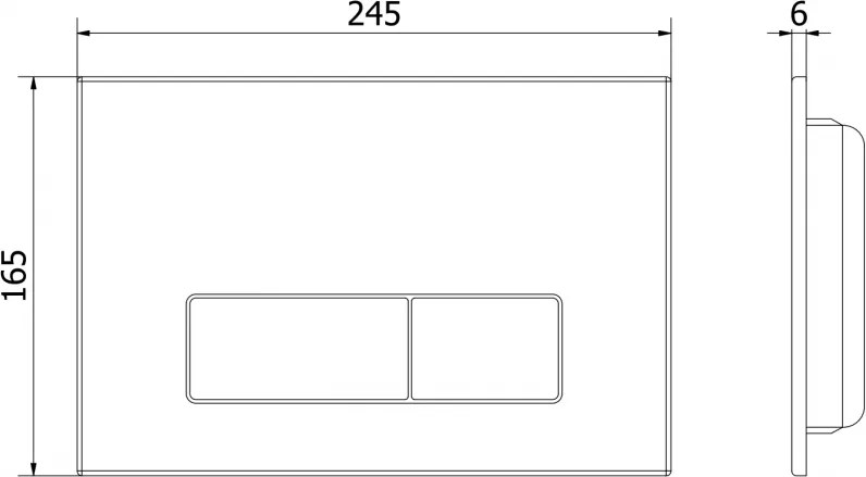 Mexen Fenix 13, splachovací tlačítko pro Mexen Fenix, šampaňská zlatá, 601304