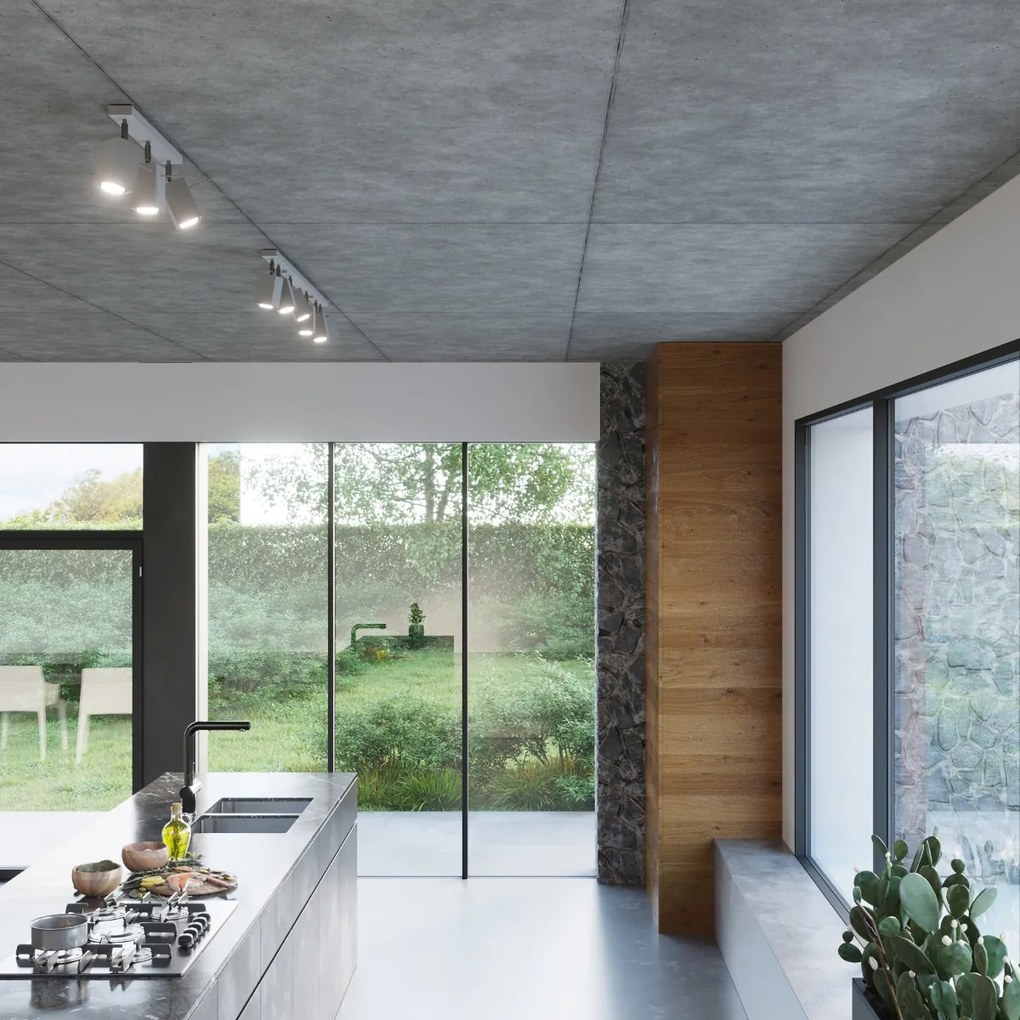 Sollux Lighting Stropní svítidlo MERIDA 4 šedé