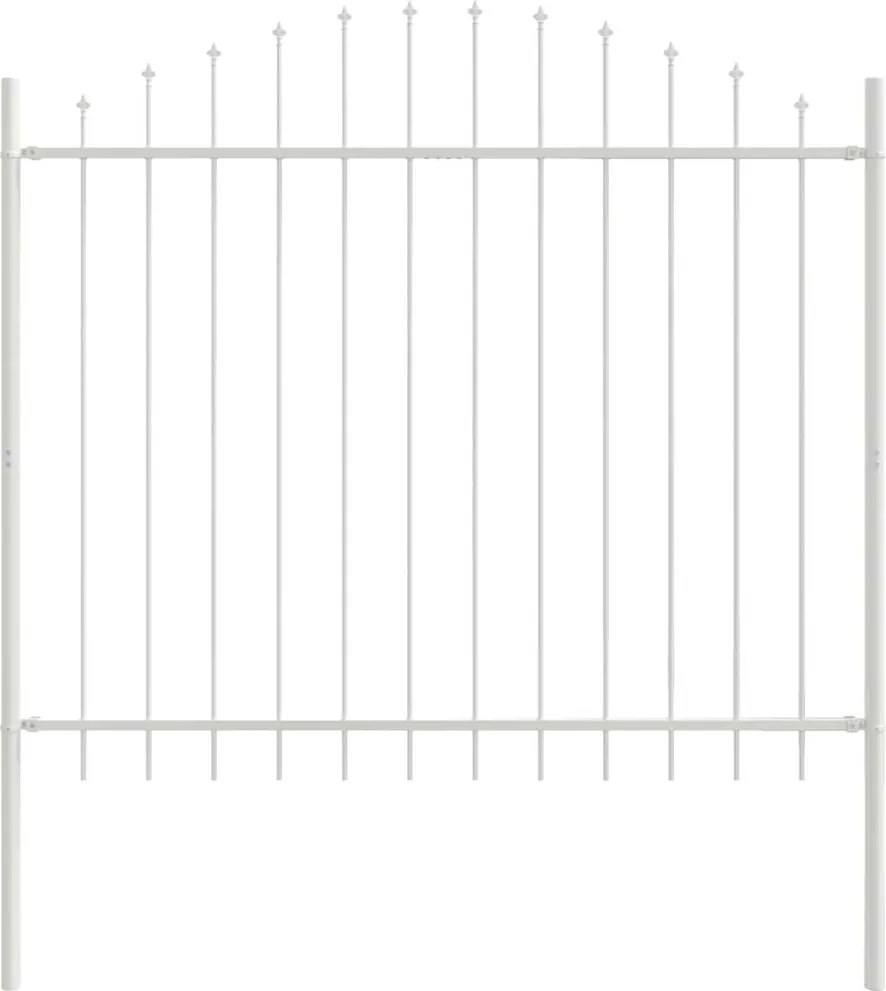 Zahradní plot WOERDEN 2 ks 170 x 165 cm Práškově lakovaná ocel 3360138