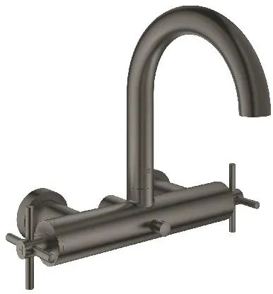 Grohe Atrio - Vanová baterie, kartáčovaný Hard Graphite 25010AL3