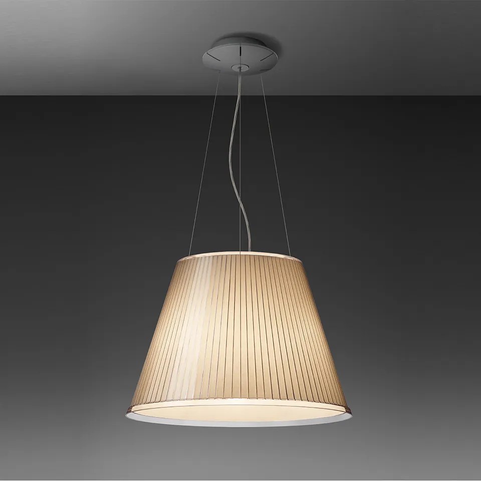 Artemide Choose Mega sospensione, závěsné designové svítidlo se stínítkem z pergamenu, 3x15W E27, prům. 55cm
