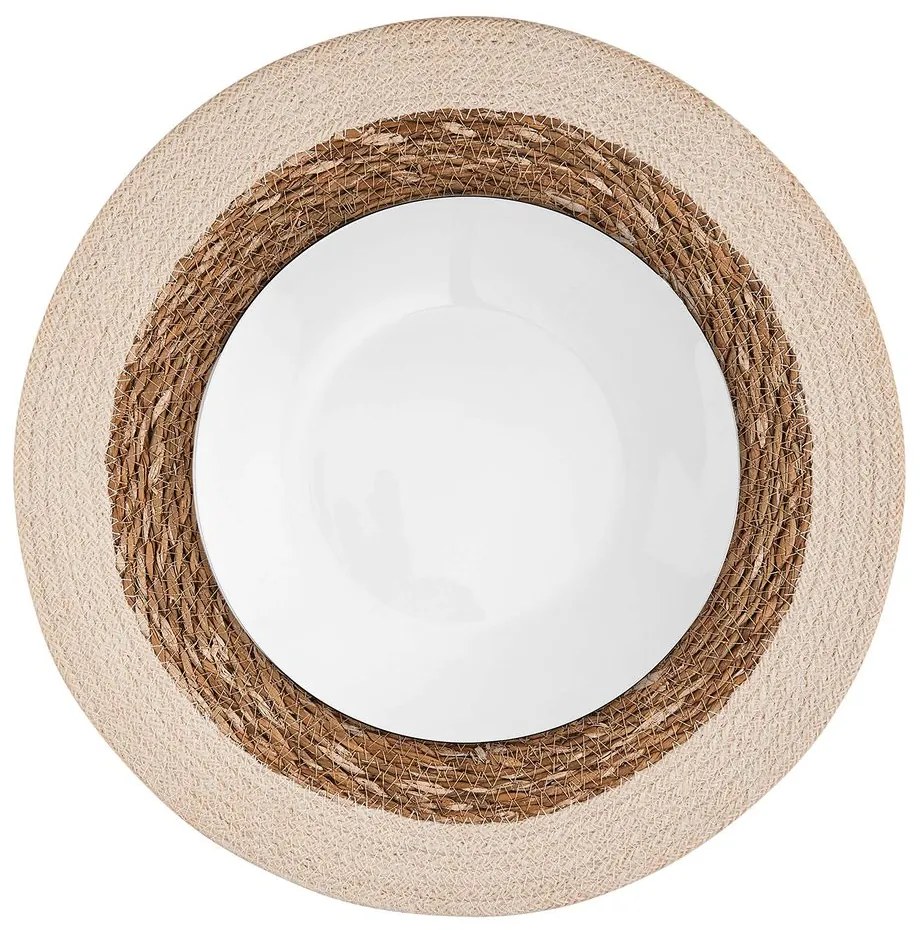 SAUVAGE Prostírání 38 cm - bílá